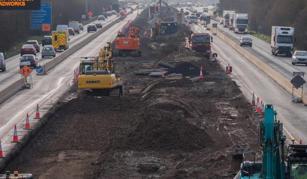 Changes to M7 Kildare motorway layout at roadworks site - Kildare Live