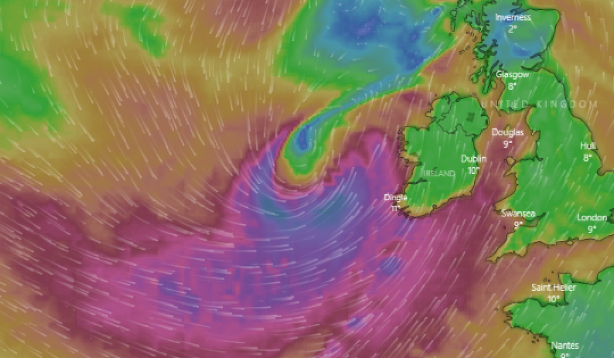 Kildare included in Met Éireann weather warning for 'possible storm ...