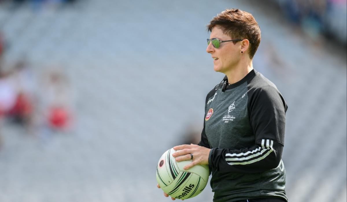Manager Diane O'Hora reacts to Kildare's All-Ireland Intermediate ...
