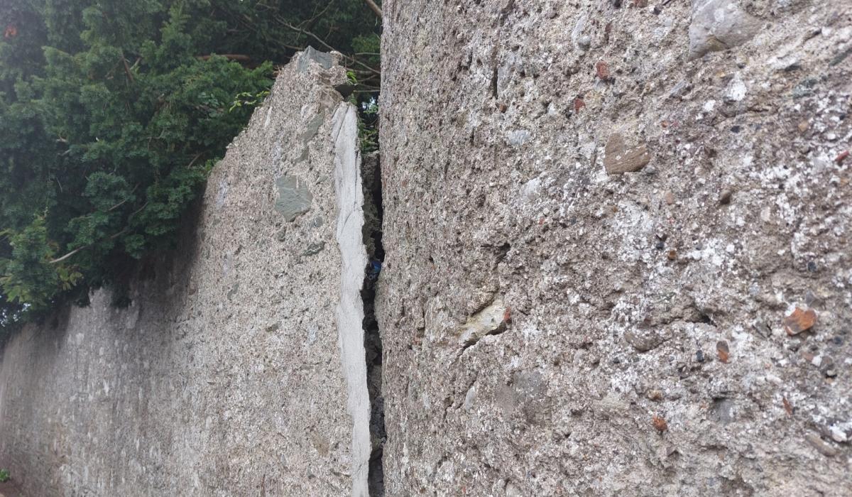 KILDARE: Concern raised over large breach in wall at historic church ...