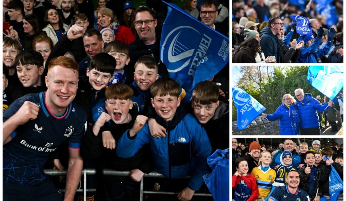 PICTURES: Fans meet Leinster and Irish rugby stars at Aviva Stadium ...