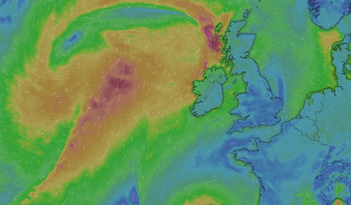 Met Éireann pinpoint low pressure for Ireland with big weather change ...