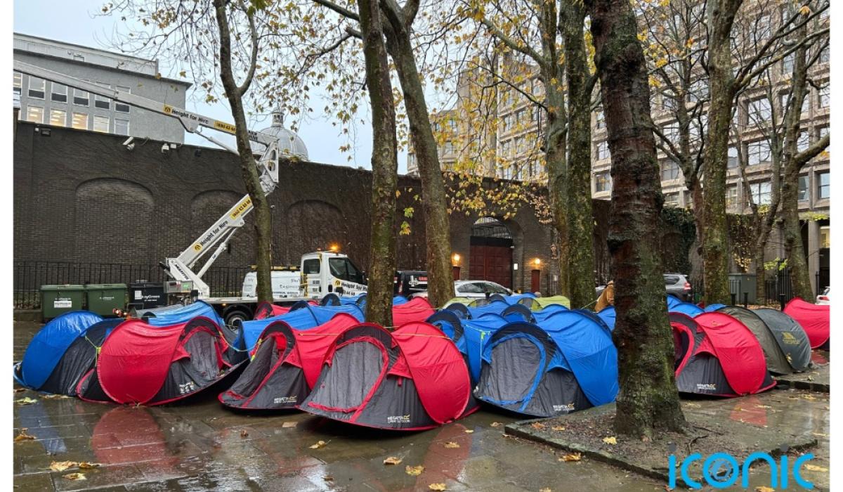 Worry and concern raised over tents in Dublin as Storm Darragh ...