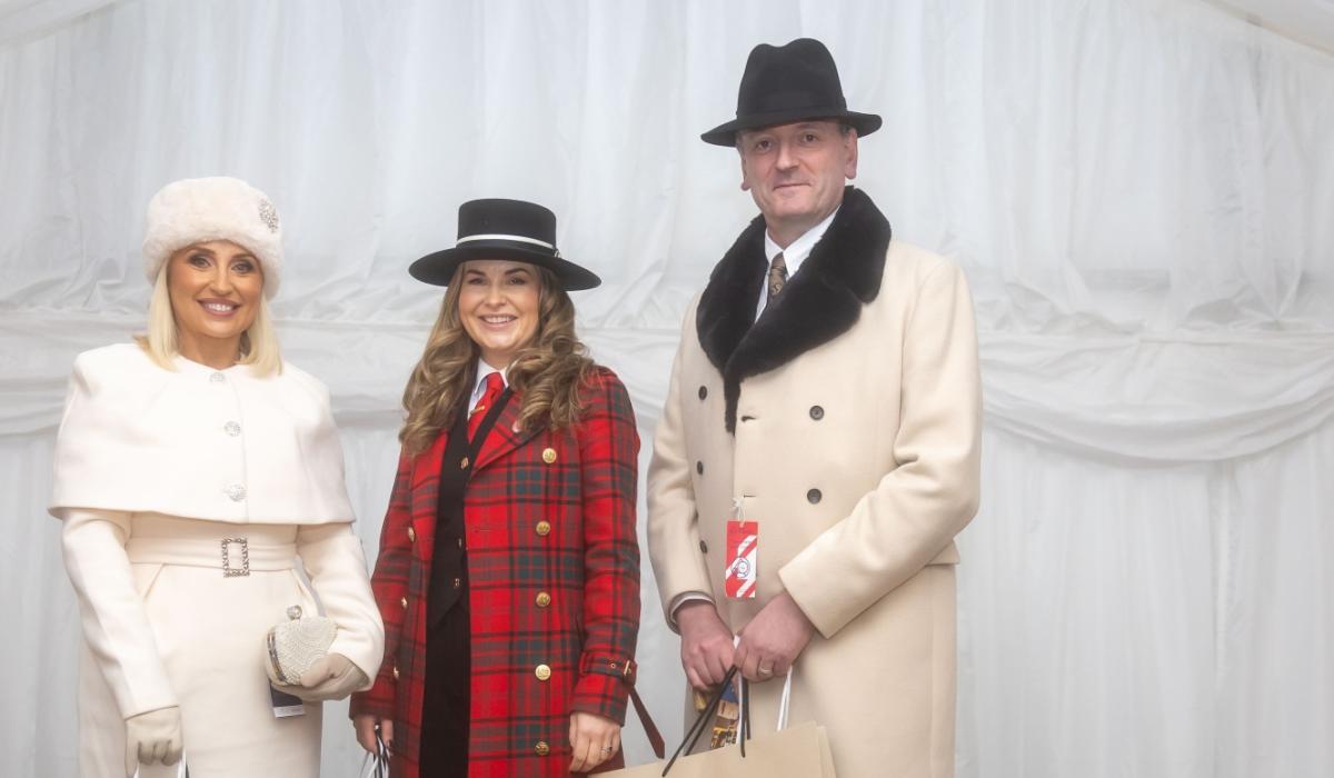 Winner of Best Dressed at Naas Racecourse borrowed something from her ...