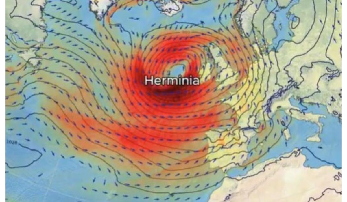 Storm Herminia set to hit Ireland in coming days following wrath of Storm Éowyn - Kildare Live
