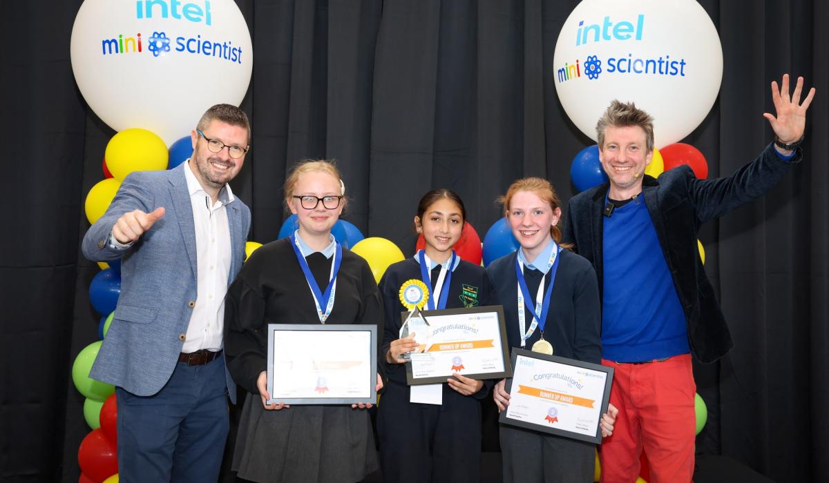 Kildare primary schools awarded at 2025 Intel Mini Scientist Competition - Kildare Live