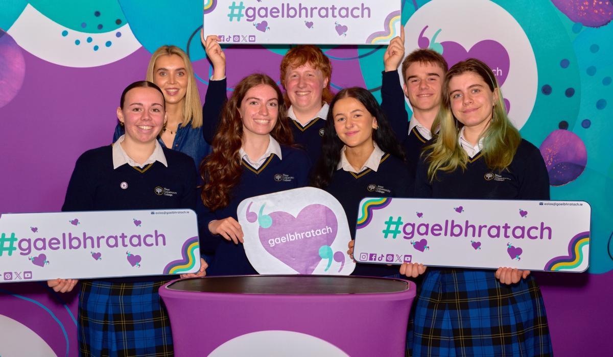 An a mhaith ar fád! Kildare students fly the flag for the Irish ...
