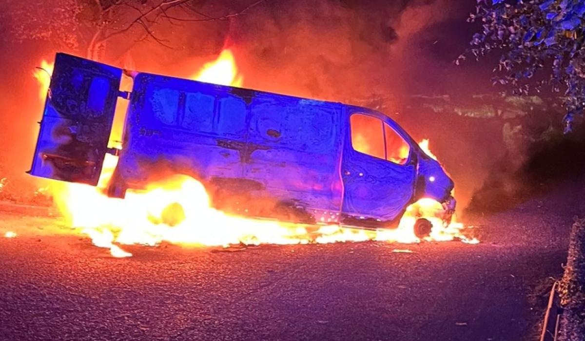 Firefighters called to van on fire in car park off N7 - Kildare Live