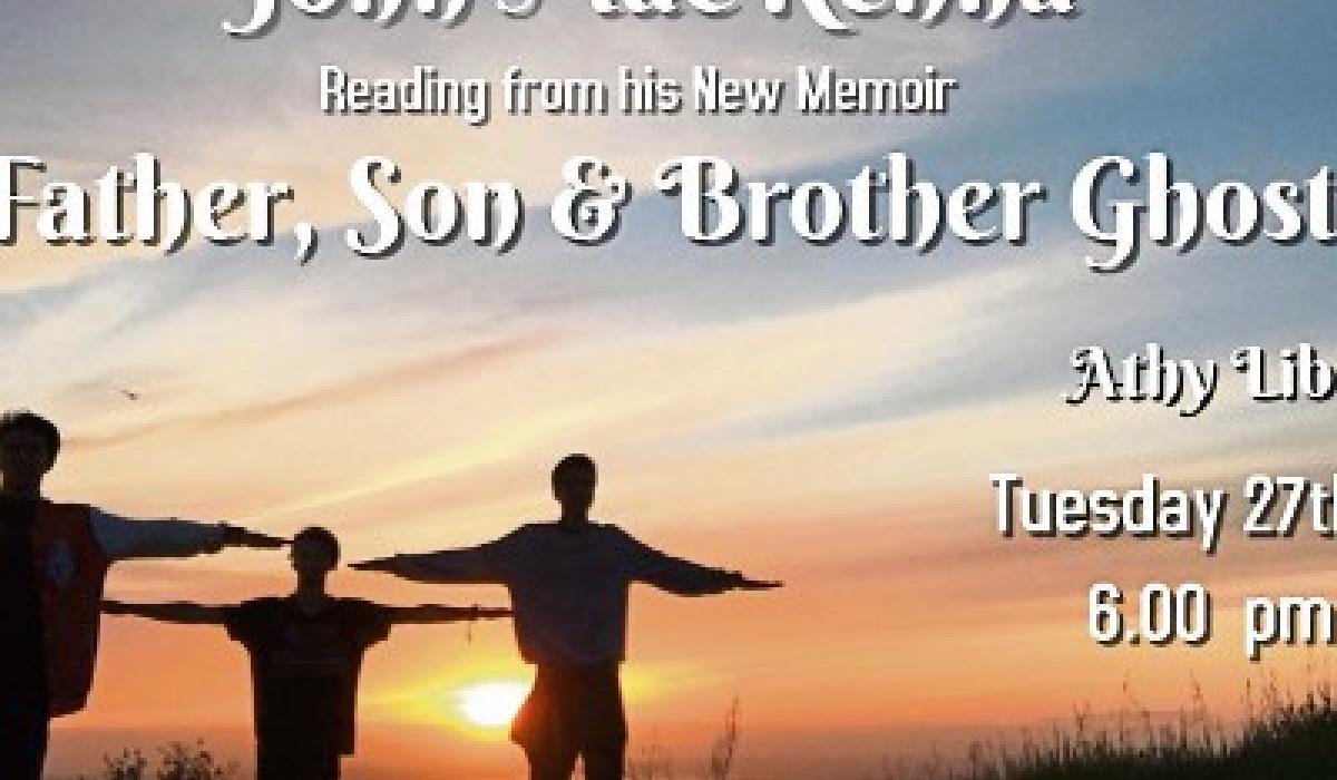 Local author John MacKenna to visit Athy Library - Kildare Live