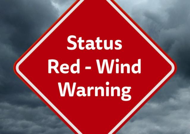 red warning