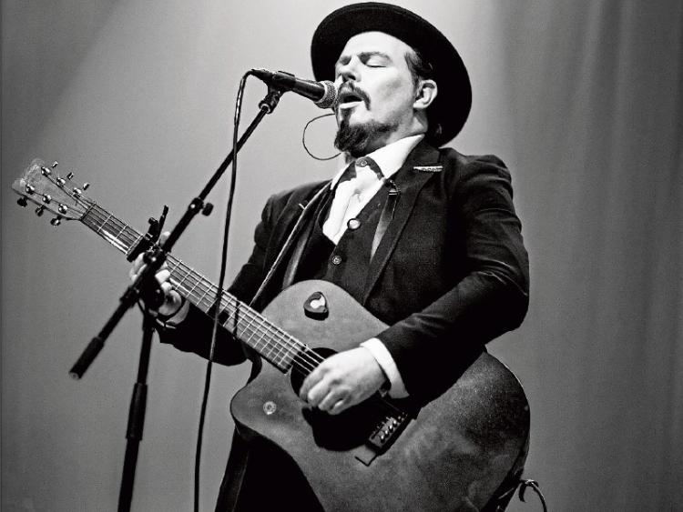 Jack L on stage in Naas - Leinster Leader