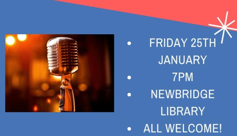 Open mic night and St Brigid's Cross workshop at Newbridge Library ...