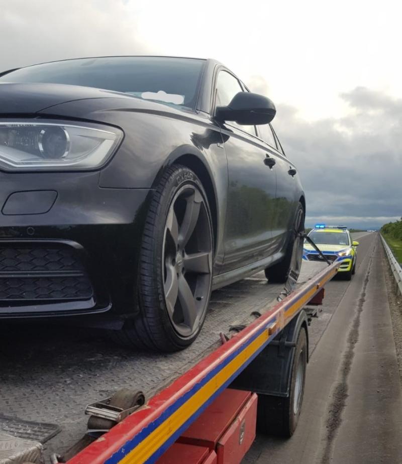 Car seized off M7 after it was discovered the vehicle didn't have motor ...