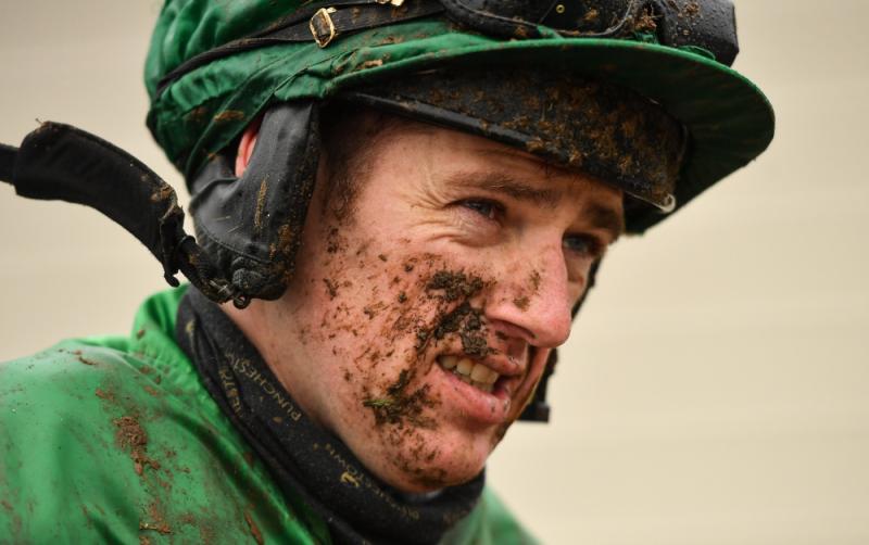 WATCH: Jockey Jody McGarvey gets kick from a horse at Naas races last ...