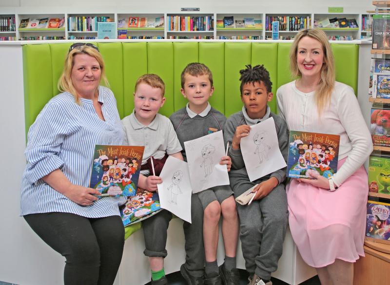 Author reads her book to primary school pupils in Rathangan Library ...