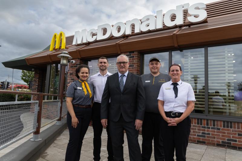 McDonald’s Newbridge reopens one year after major fire destroyed ...