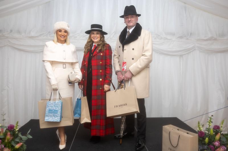 Winner of Best Dressed at Naas Racecourse borrowed something from her ...