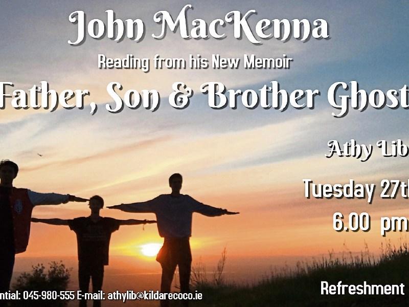 Local author John MacKenna to visit Athy Library - Kildare Live