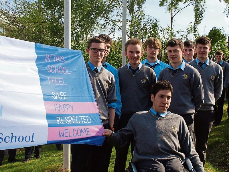 New Naas CBS flag is unveiled - Kildare Live