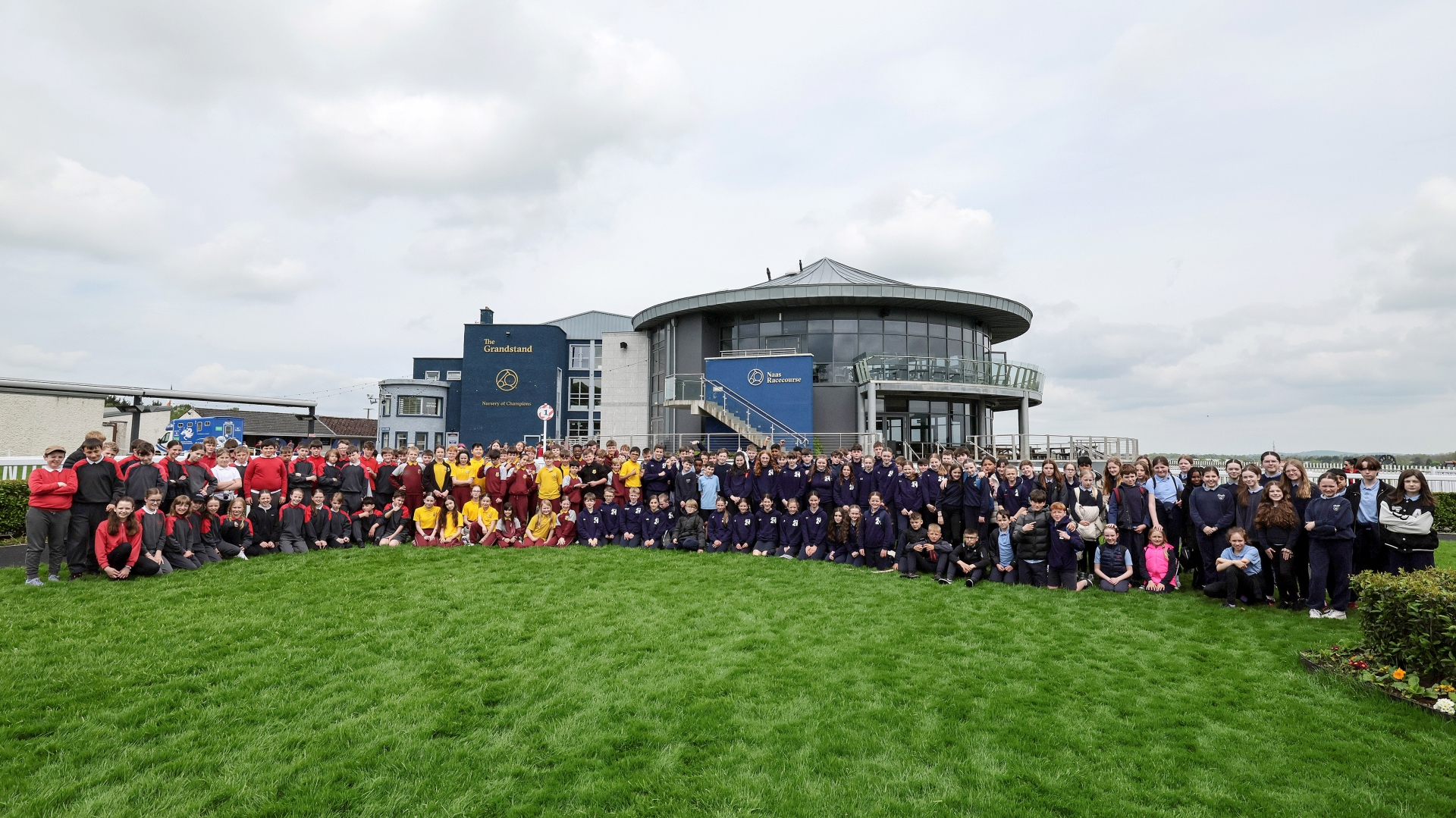 225 Kildare school children go behind the scenes at Naas Racecourse ...